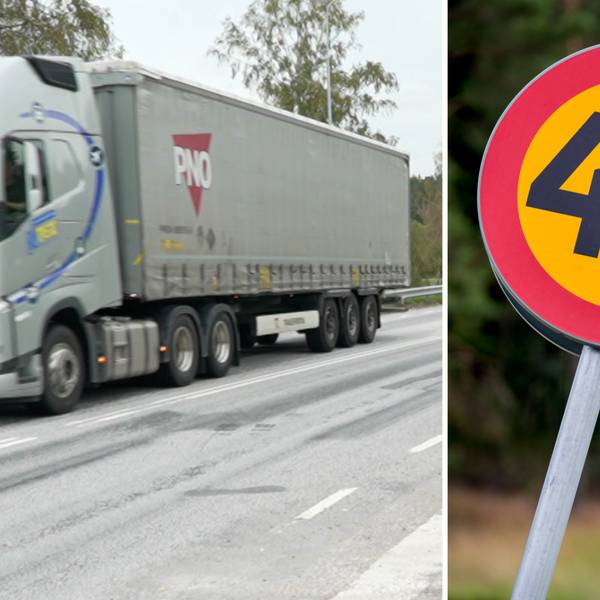 Lastbilschauffören sov under hela raset i Stenungsund | SVT Nyheter