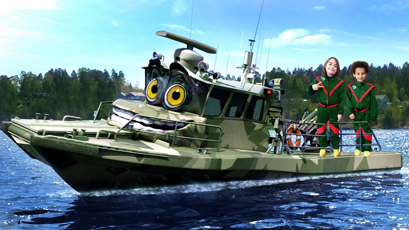 Bilakuten - Stridsbåten | SVT Barn