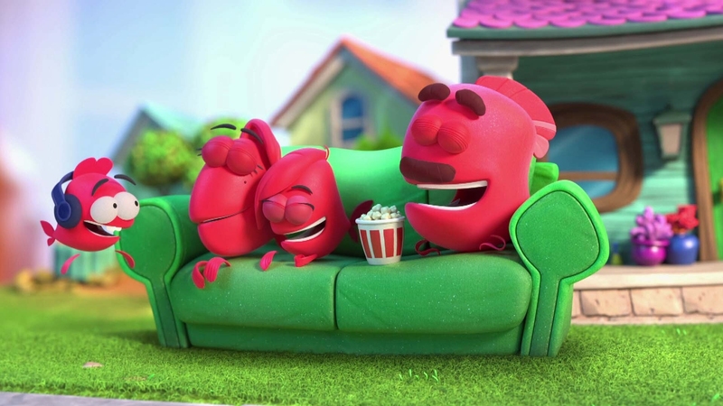 Livet på botten - Humor-OS/Ut på tur/Räck upp fenan | SVT Barn