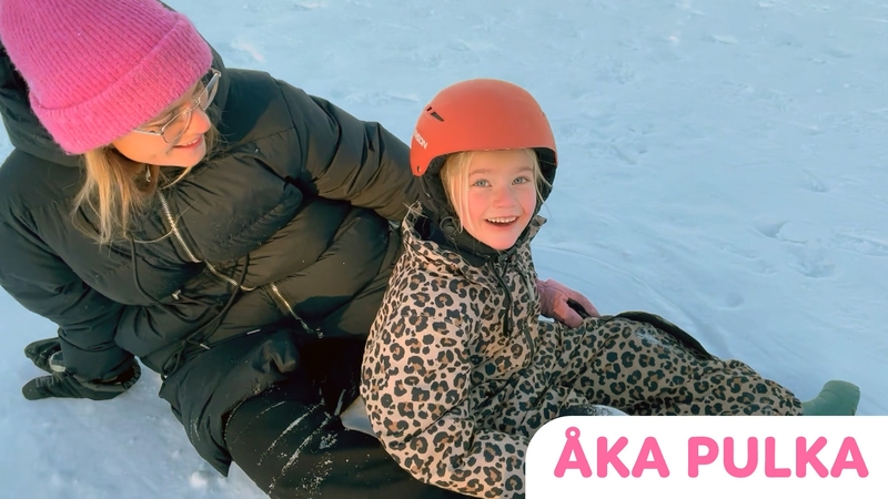 Bolibompafamiljen - Åka pulka | SVT Barn