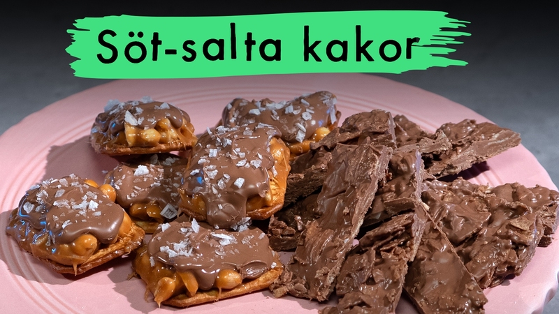 Baka gott - Sötsalta kakor | SVT Barn
