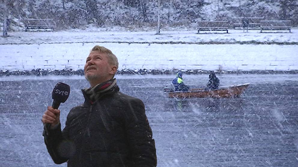 Häng med på snöspaning i Västerbotten | SVT Nyheter