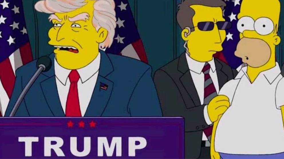 The Simpsons förutspådde Trump som president | SVT Nyheter