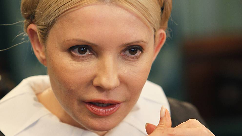 Många krävde frigivning av Tymosjenko | SVT Nyheter