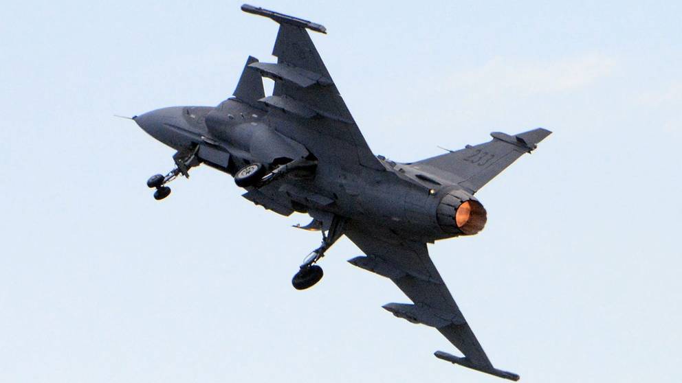 Gripen-plan kraschade i Thailand – en död | SVT Nyheter