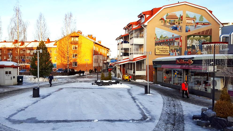 Skridskobana till Bodens centrum | SVT Nyheter