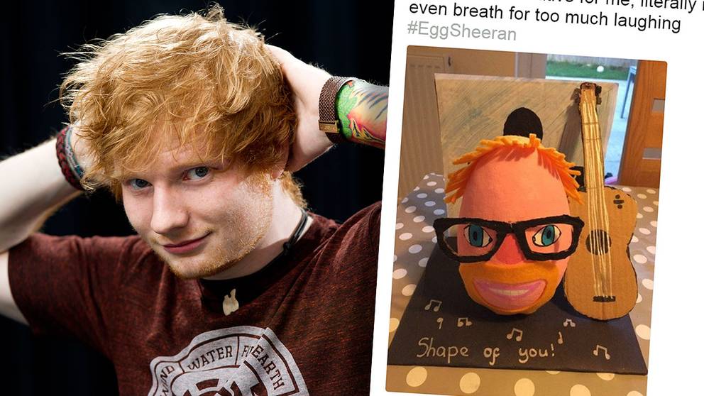 Barnens påskhyllning – möt ”Egg Sheeran” | SVT Nyheter