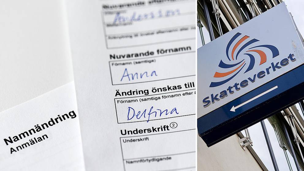 Efter nya lagen – dubbelt så många vill byta namn | SVT Nyheter