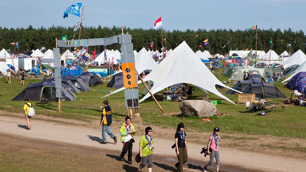 Fler vill bli scouter – snart kommer stora lägret till Skåne | SVT Nyheter