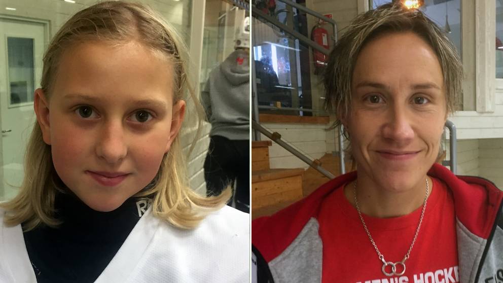 Maria Rooth tränade hockeyintresserade tjejer i Lenhovda | SVT Nyheter