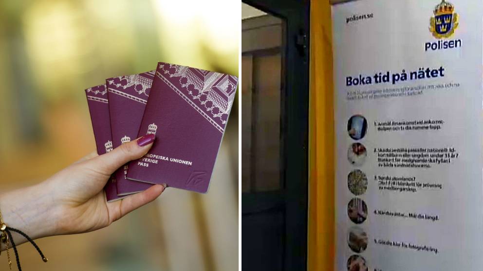 Polisen inför tidsbokning för pass | SVT Nyheter
