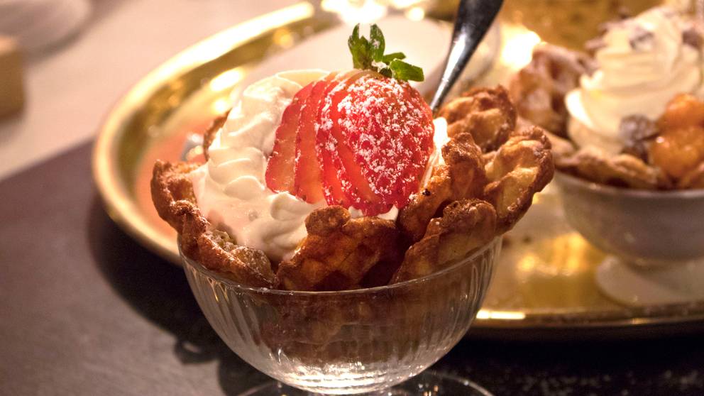 Cheesecakevåfflor | SVT recept