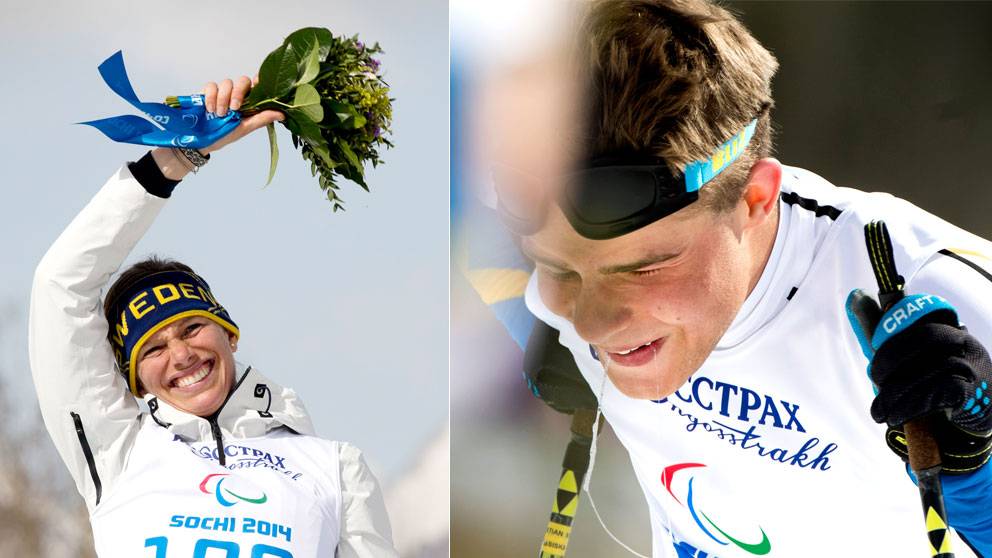 Helene Ripa föll i sprinten | SVT Nyheter