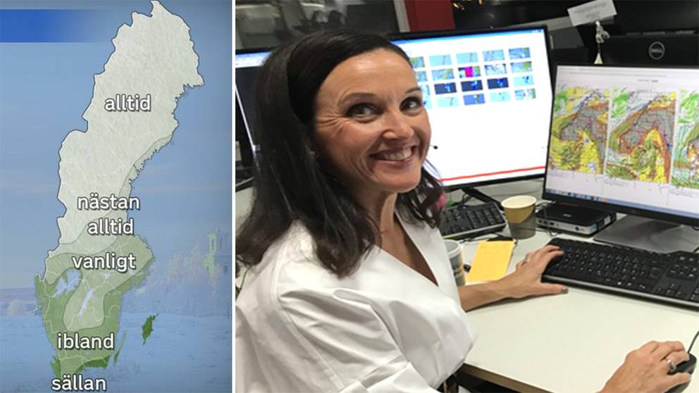 Så stor är chansen för en vit jul | SVT Nyheter