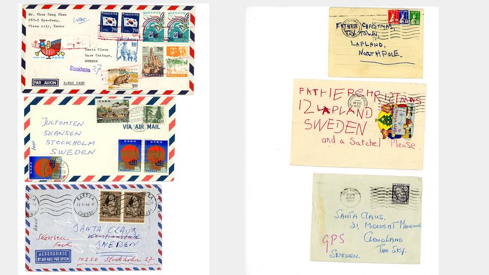 Färre barn skriver brev till tomten: ”Mer upplysta i dag” | SVT Nyheter