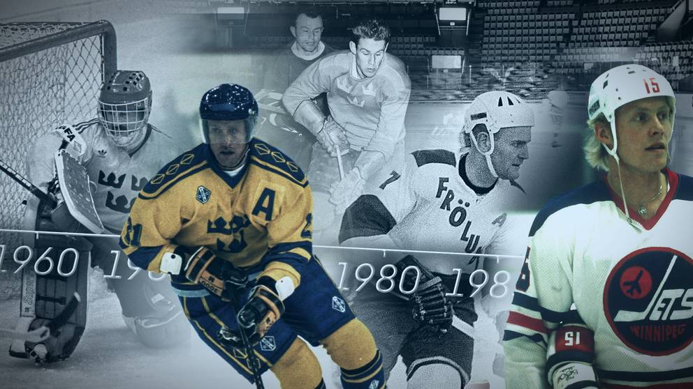 Jens Lind och Albert Svanberg gör en resa i Hockeyns historia | SVT Sport