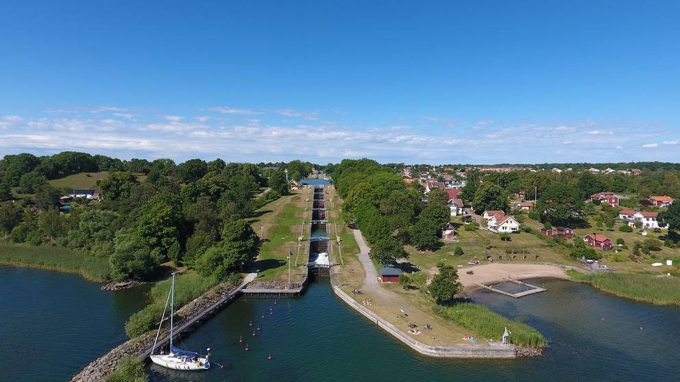 Besökscentrum vid Bergs slussar kommer allt närmare | SVT Nyheter