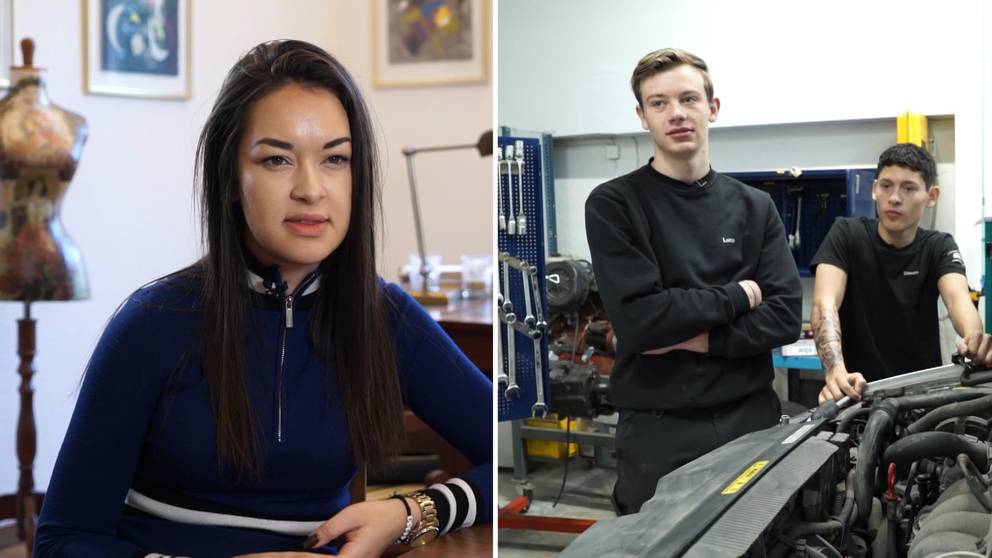 Tidigare mansdominerade yrken tas över av kvinnor | SVT Nyheter