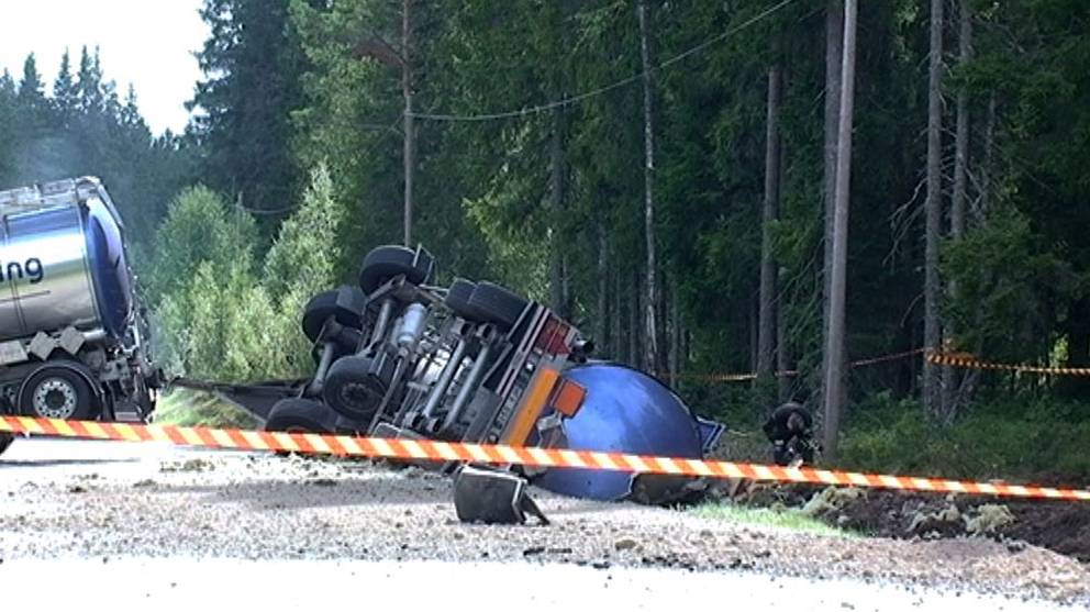 Läckan av natronlut stoppad | SVT Nyheter