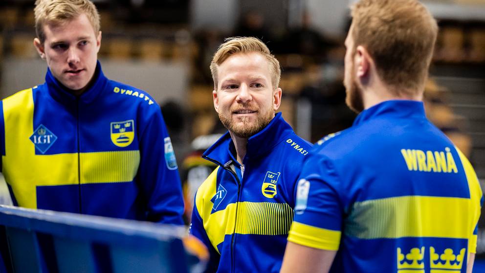 Ny vinst för Sveriges herrar i curling-EM | SVT Sport