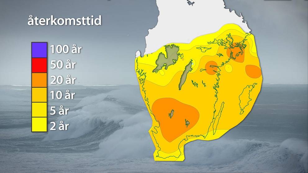Stormen Gudrun i kartor | SVT Nyheter