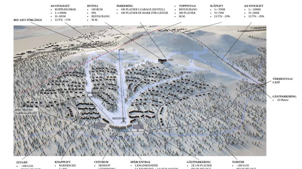 Storsatsning i Lofsdalen – 3000 nya bäddar planeras | SVT Nyheter
