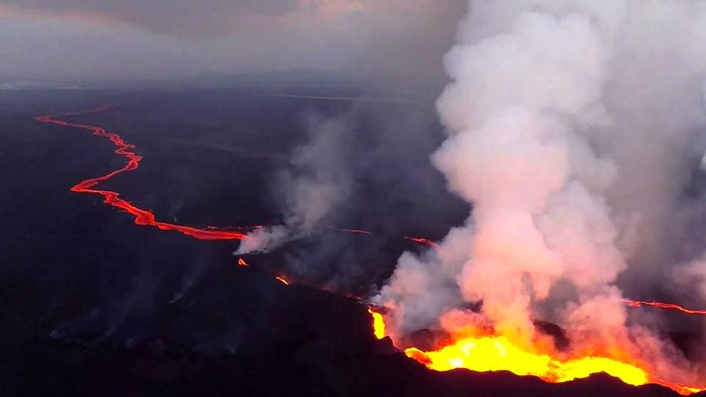 Fortfarande risk för stort vulkanutbrott på Island | SVT Nyheter