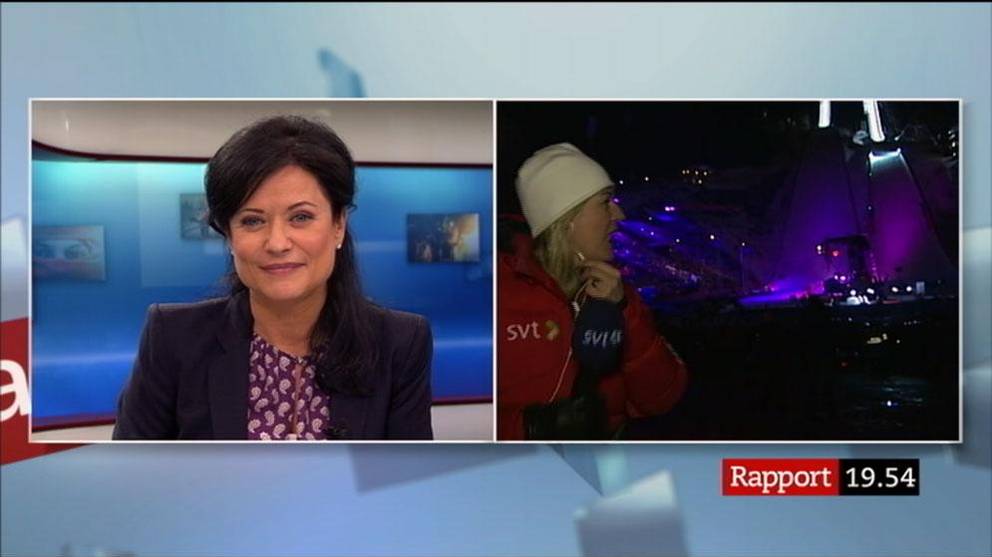 SVT:s reporter bjuder på dansshow i Rapport | SVT Nyheter