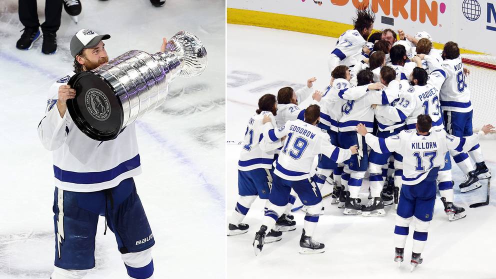 Här får Stanley Cup-vinnaren Hedman ta emot fina priset | SVT Sport