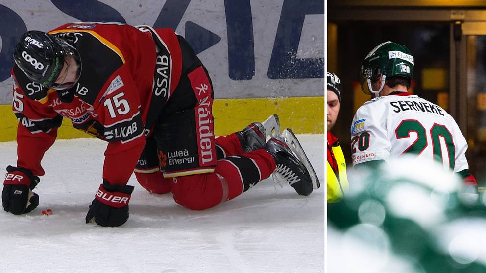 Joel Lundqvist fick matchstraff efter huvudtackling | SVT Sport