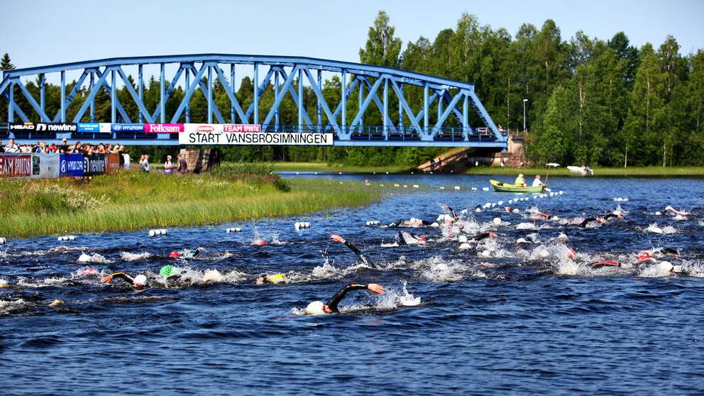 Vansbrosimningen blir tre gånger så långt | SVT Nyheter