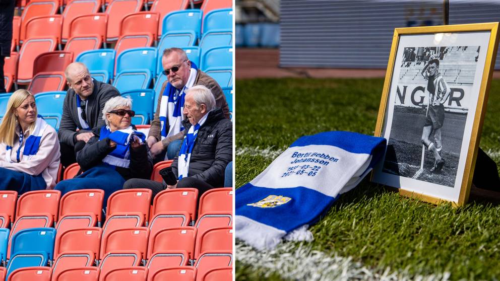 ”Bebben” hedrades inför göteborgsderbyt | SVT Sport