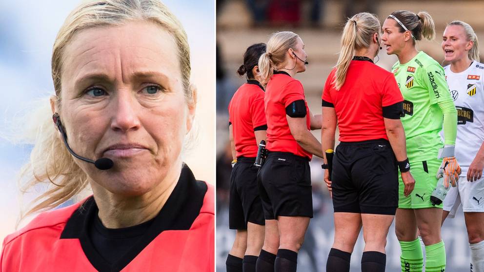 Domaren Sara Persson uttalar sig efter cupfinalen | SVT Sport