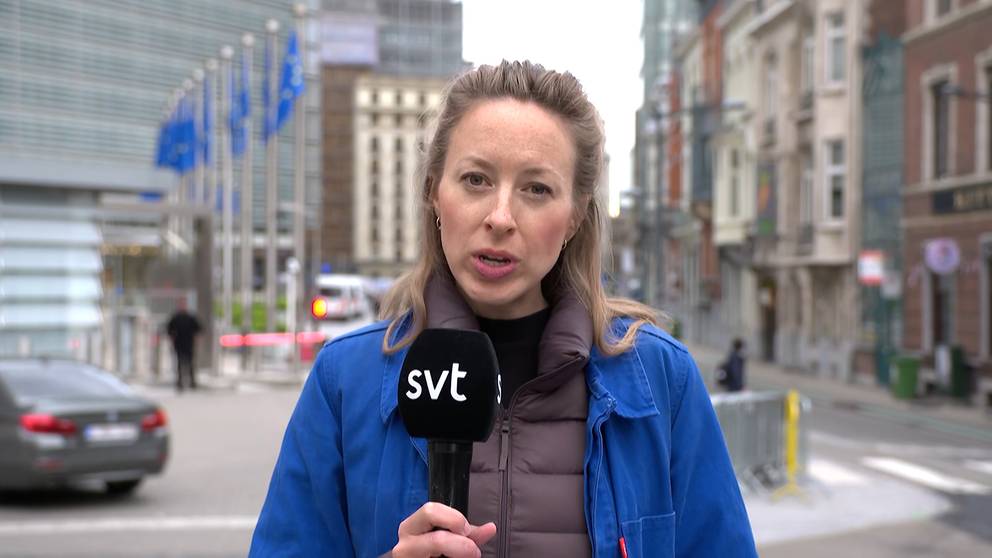 SVT:s reporter om undantaget från importstopp av olja | SVT Nyheter