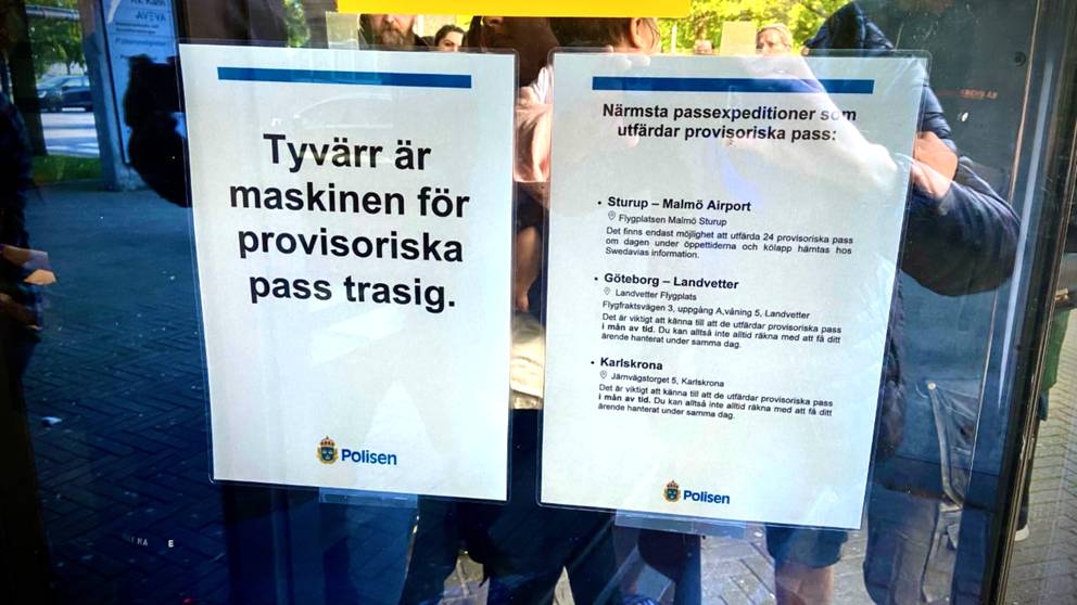 Köar dag och natt för tillfälligt pass | SVT Nyheter