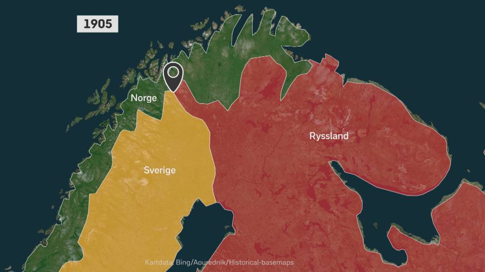 Kartan kring Treriksröset har ritats om många gånger – här är den ...