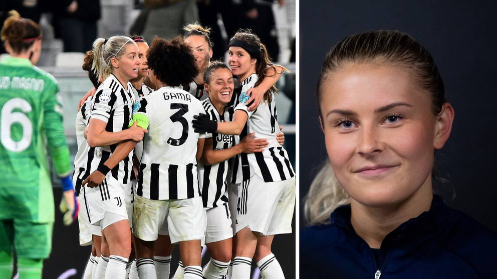 Amanda Nildén målskytt för Juventus i Champions League-kvalet | SVT Sport