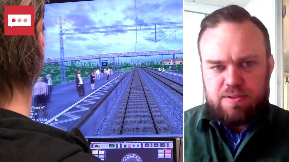 Andreas från Kungsbacka utbildar sig till lokförare: ”Får jobb innan ...