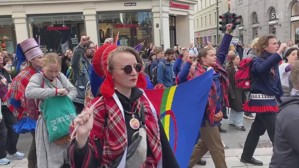 Demonstrationen i Oslo | SVT Nyheter