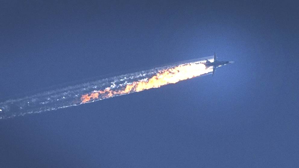 Turkiet sköt ner ryskt stridsplan | SVT Nyheter