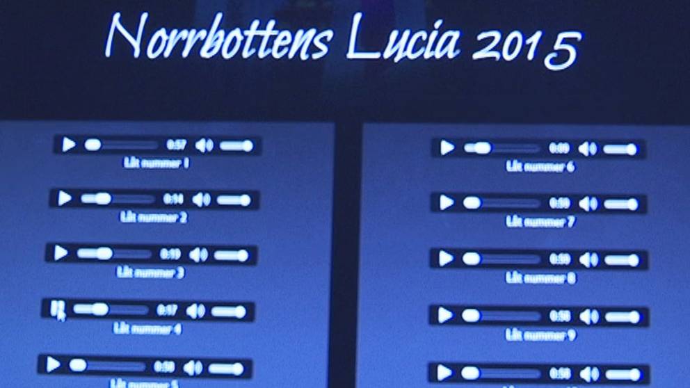 Vem blir Norrbottens lucia? | SVT Nyheter