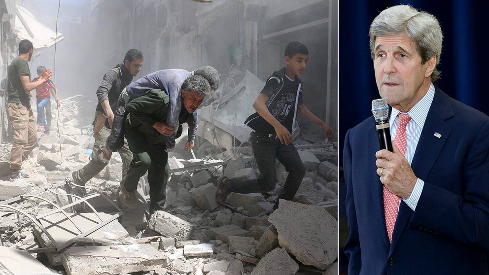 USA kräver: Eldupphöret måste gälla hela Syrien | SVT Nyheter