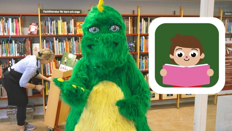 Bolibompa: Draken följer med - Gå till biblioteket | SVT Barn