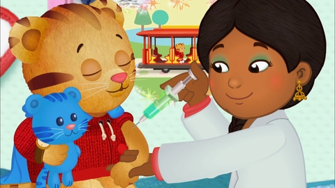 Daniel Tigers kvarter - Daniel får en spruta | SVT Barn